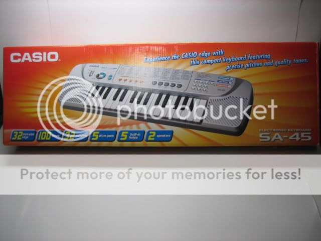 CASIO SA-45 Electronic Keyboard - 32 Mini-Keys - NIB | eBay